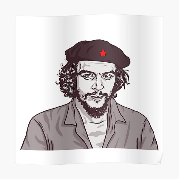 "Che Guevara Red Star" Poster for Sale by rahamzy | Redbubble