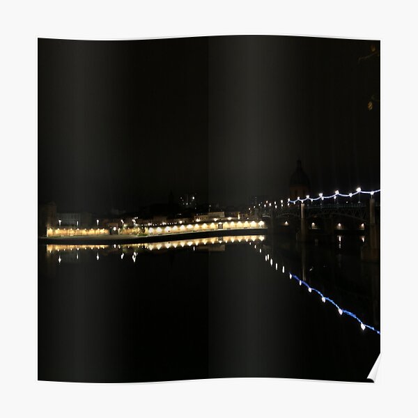 "Beautiful outdoor night lights" Poster by TheReal101 | Redbubble