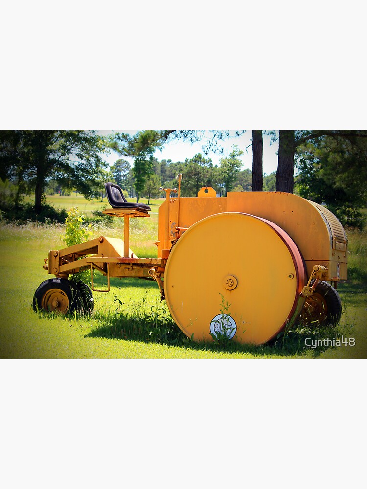 "Old-Fashioned Yellow Farm Equipment" Sticker for Sale by Cynthia48 ...