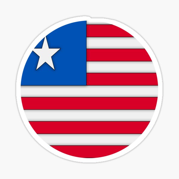 "liberia flag" Sticker for Sale by Jagdish1234 | Redbubble