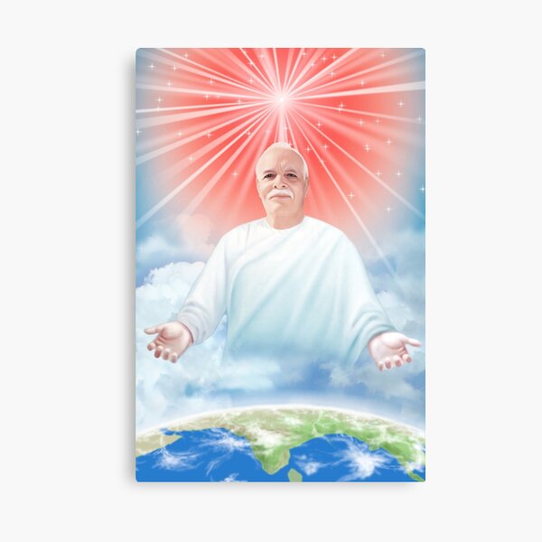 "Brahma Kumaris Poster - Brahma Baba with Shiva Baba and Gloal - Light ...