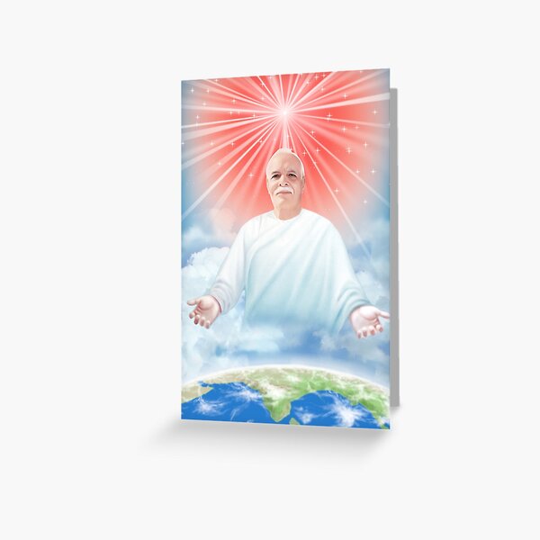 "Brahma Kumaris Poster - Brahma Baba with Shiva Baba and Gloal - Light ...