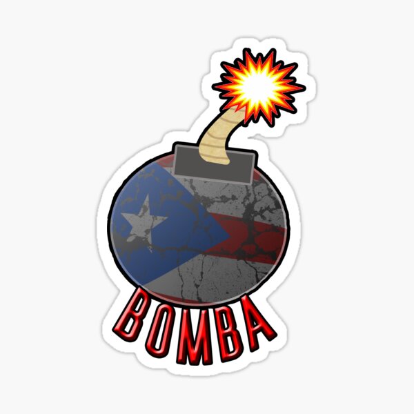 "Bomba Navideña de Puerto Rico" Sticker for Sale by TribuGalactica ...