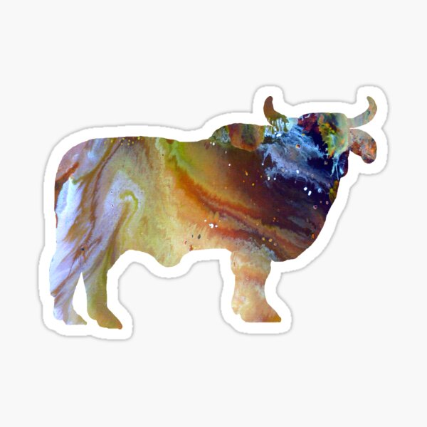 Brahman Cattle Stickers | Redbubble