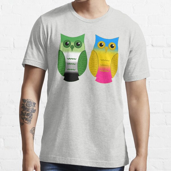 Aro Pansexual Pride Owls T Shirt For Sale By Shaneisadragon