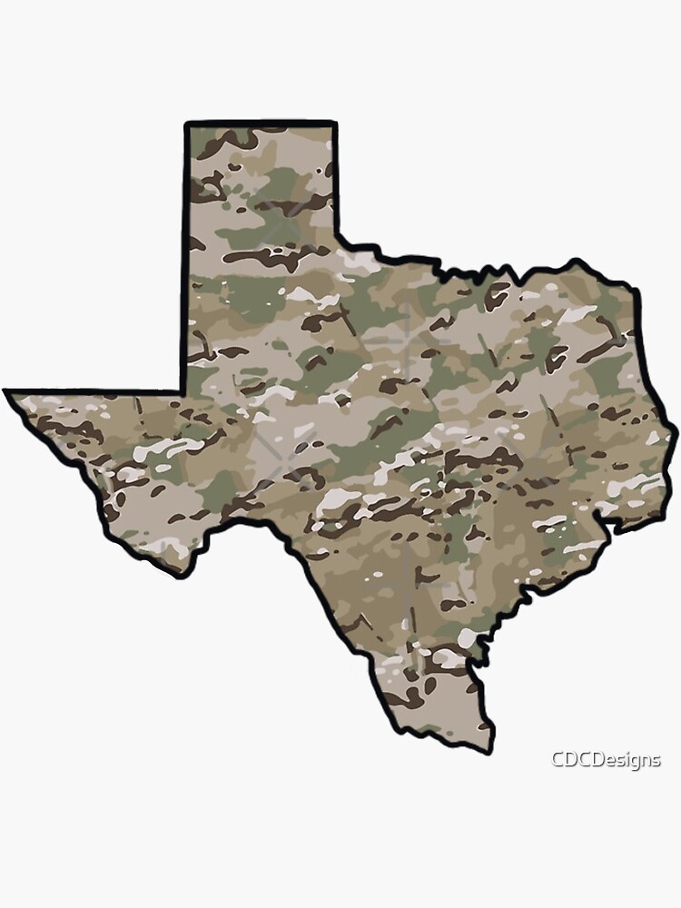 "Multicam Texas" Sticker for Sale by CDCDesigns | Redbubble