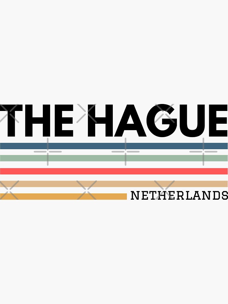 "The Hague Netherlands" Sticker for Sale by Taumaturgo | Redbubble