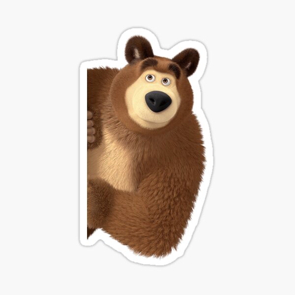 Masha And The Bear Stickers | Redbubble
