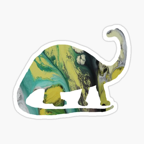 "brontosaurus" Sticker by MordaxFurritus | Redbubble