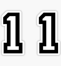 Number 11 Stickers | Redbubble