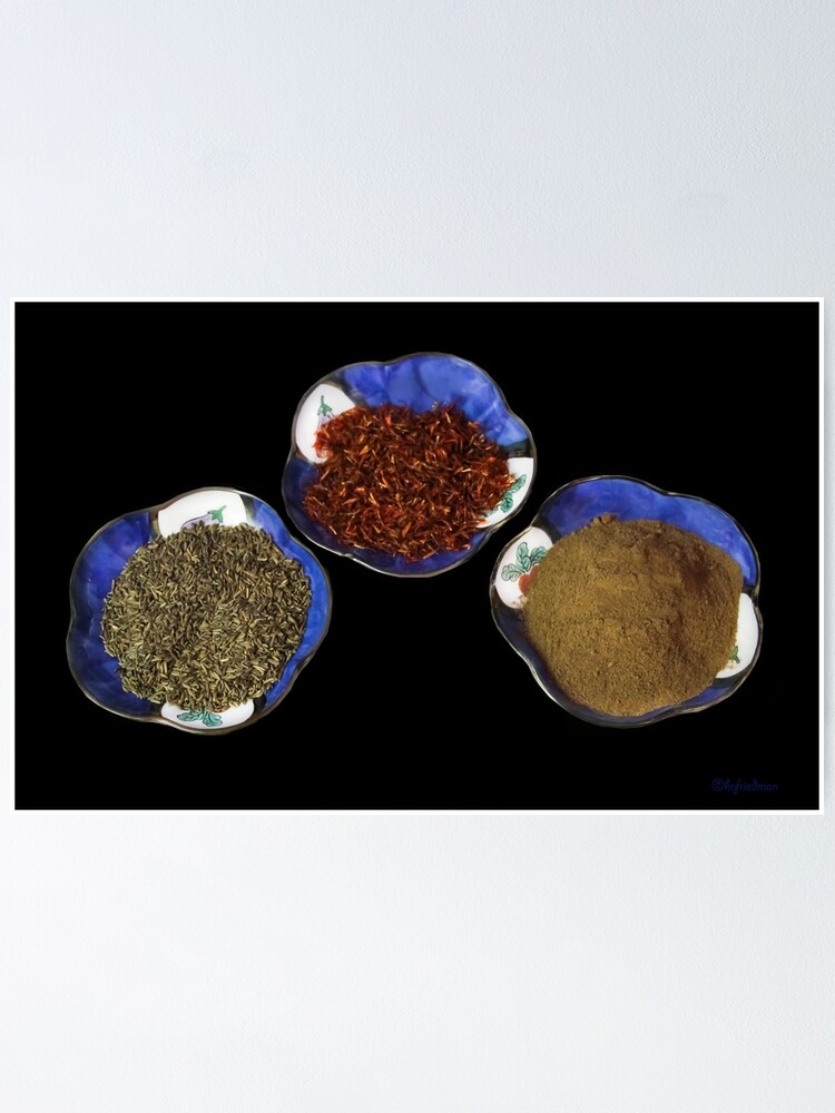 "Three Spices" Poster by heatherfriedman | Redbubble