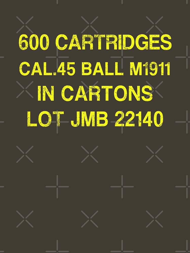 "45ACP Ammo Can 1911 Gun Lovers" T-shirt for Sale by JBDeszigns ...