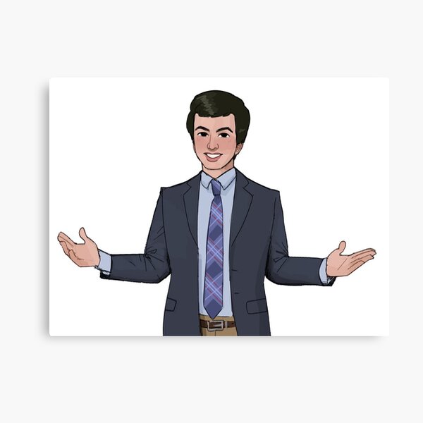 Wall Décor Prints Cartoon Portrait Nathan Fielder Wall Art Nathan for ...