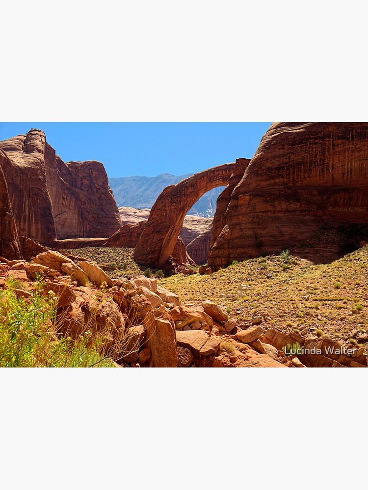 "View of Rainbow Bridge" Sticker by GVAZDesigns | Redbubble