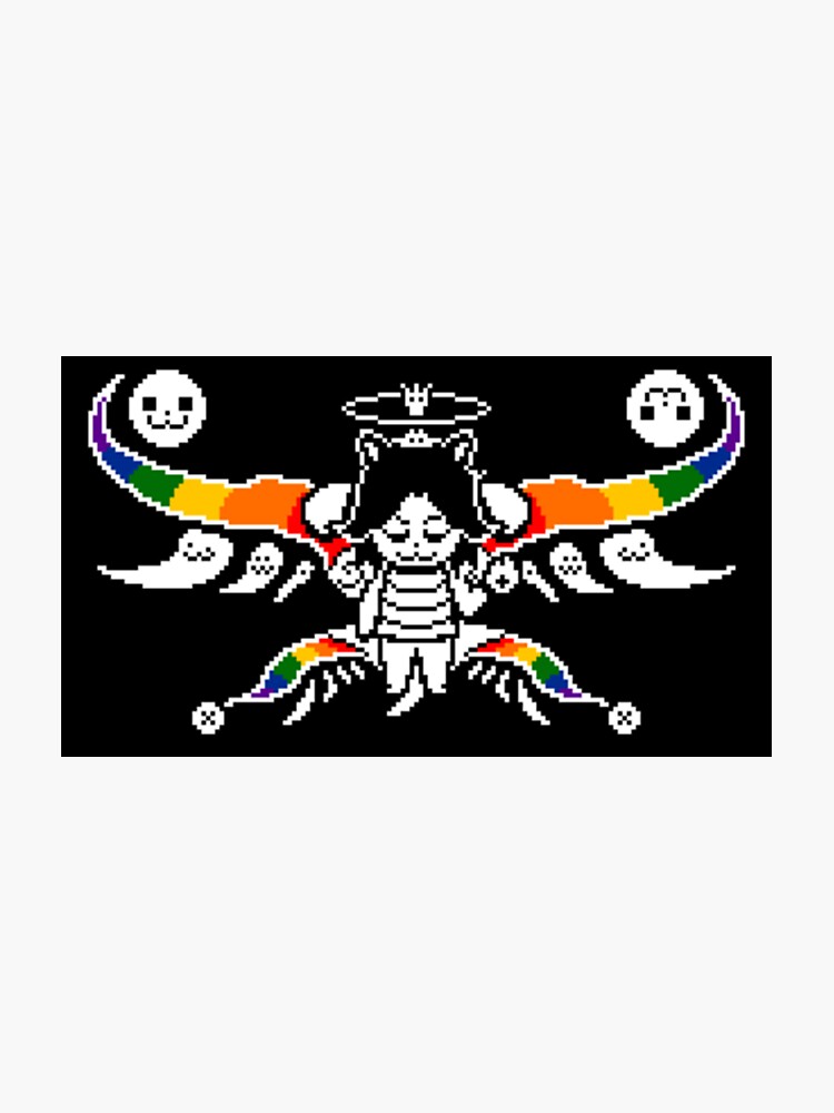 "Undertale Temmie (LGBT)" Sticker for Sale by DanielRowney | Redbubble