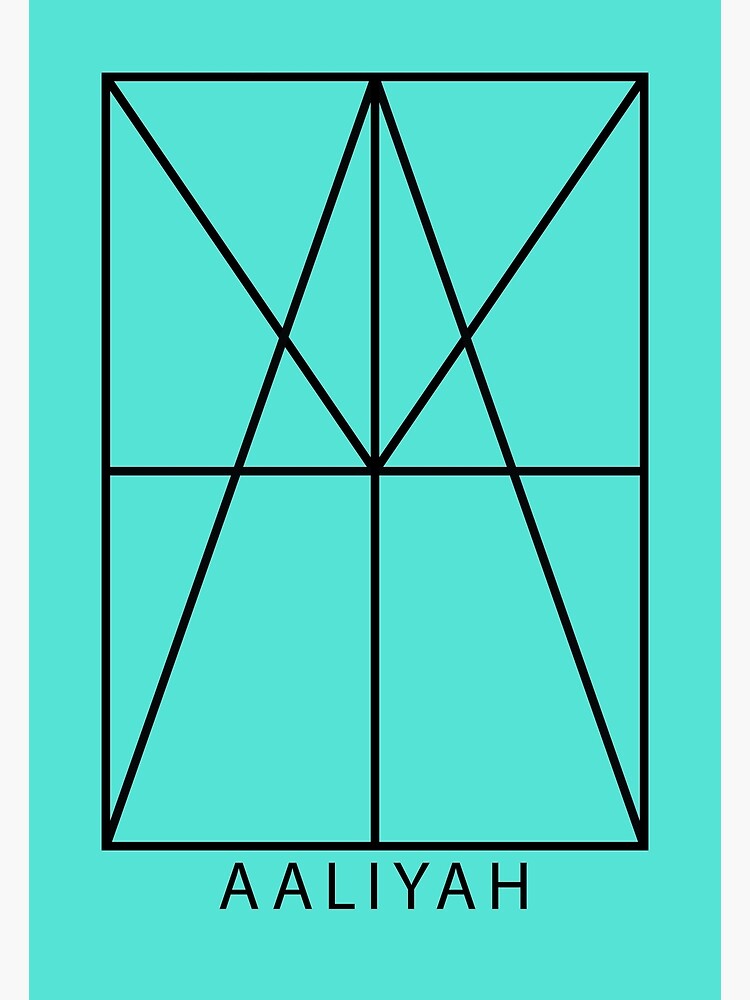 "Aaliyah Letter Stack with Name on Bottom" Art Print by theawkwardsloth ...