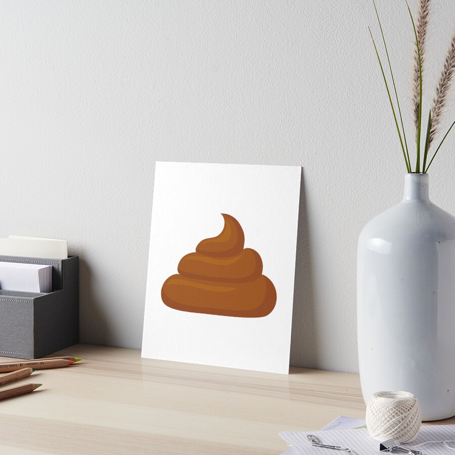 "cute poop" Art Board Print for Sale by ismaelart | Redbubble