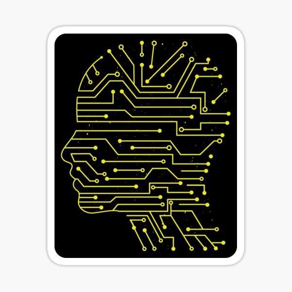 "A.I. Artificial Intelligence Electrical Circuit Techno Robot Head ...