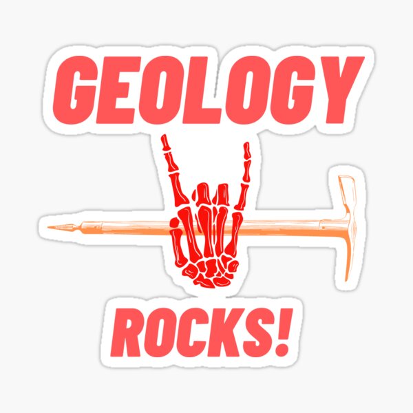 "Geology Rocks!" Sticker for Sale by sci-alliance | Redbubble