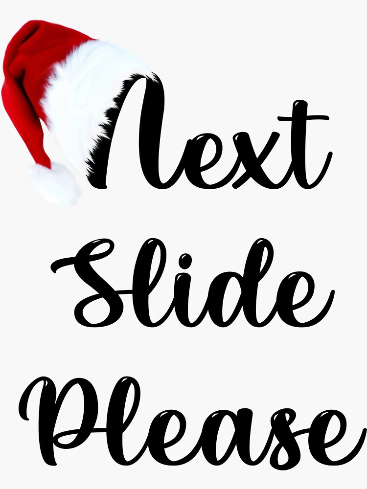 "Chris witty next slide please " Sticker for Sale by UP-UP | Redbubble