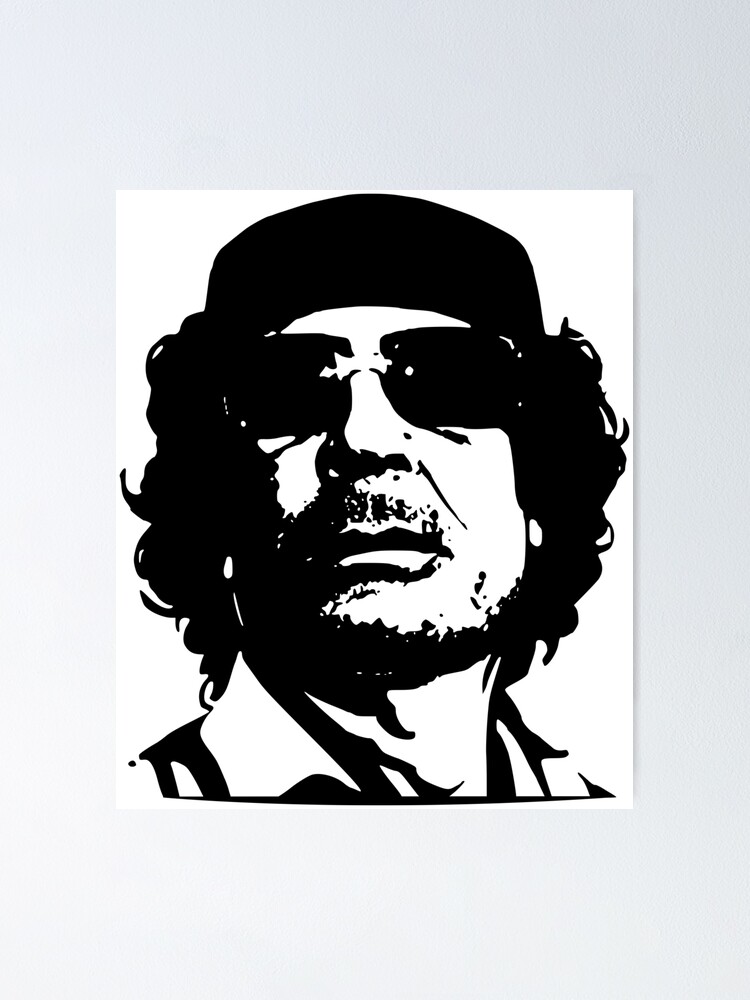 "Muammar Gaddafi" Poster by imaginary-bread | Redbubble