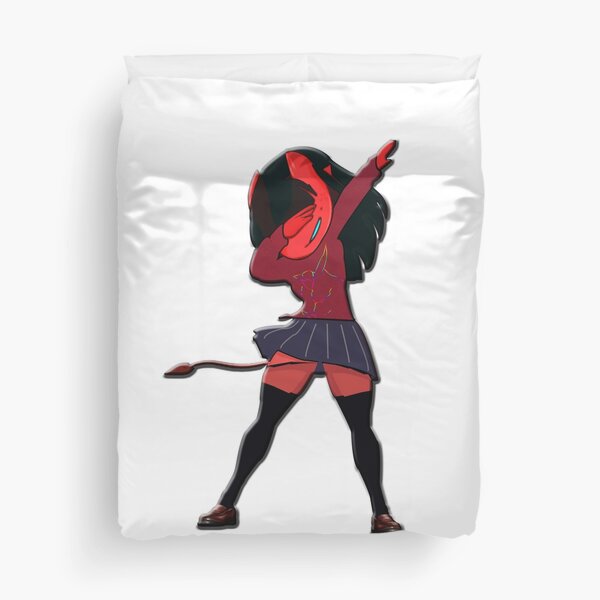 "Meru The Succubus Cats dance Sticker" Duvet Cover for Sale by gnoga ...