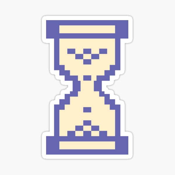 "Aqua Pixel Rectangle - sticker" Sticker for Sale by Adam7ears | Redbubble