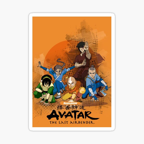 "Avatar the Last Airbender" Sticker for Sale by Plhuf89547 | Redbubble