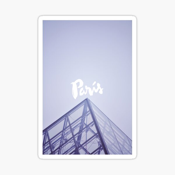 "Louvre Museum Paris France Photography " Sticker by EMEICEA | Redbubble