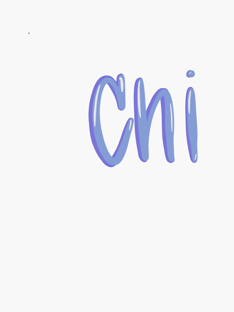 "Chi" Sticker by ehepner98 | Redbubble