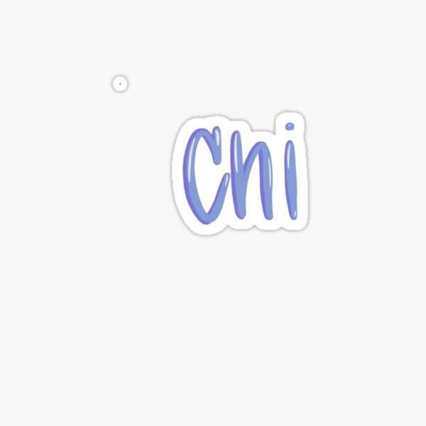 "Chi" Sticker by ehepner98 | Redbubble