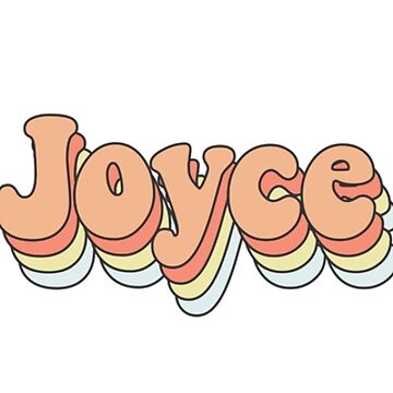 "Joyce - Custom Aesthetic Trendy Name" Sticker for Sale by jdotrdot712 ...