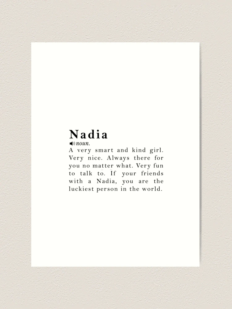 Nadia Name Quotes