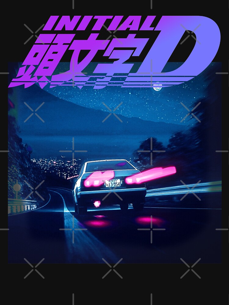 "Initial D Neon AE86" T-shirt for Sale by GeeknGo | Redbubble | initial ...