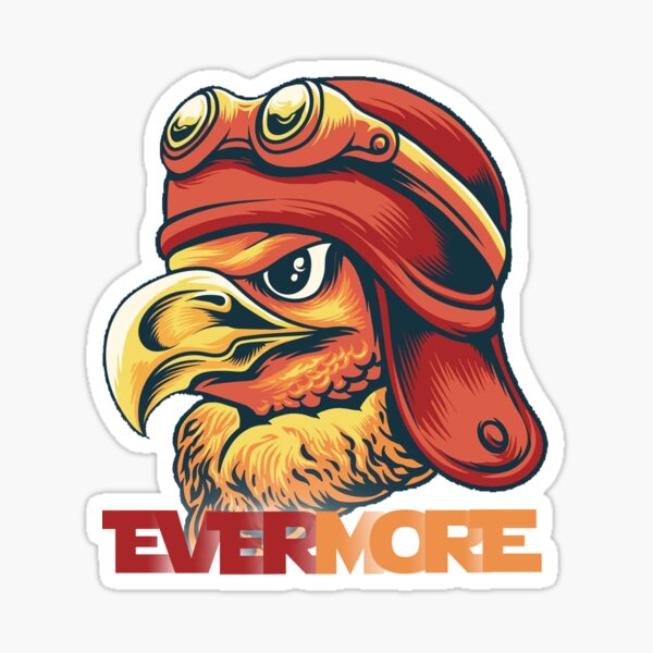"EVERMORE" Sticker for Sale by More-elegant | Redbubble