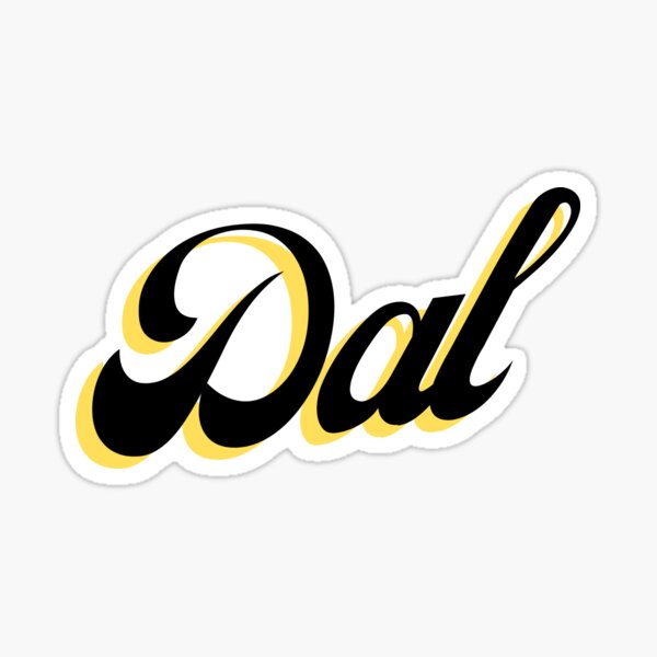 "DAL" Sticker by jreiken | Redbubble