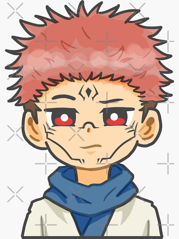 "Sukuna Chibi" Sticker for Sale by ginreiart | Redbubble