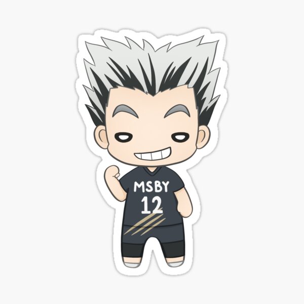"Bokuto Kotaro (Haikyuu) Chibi" Sticker by KaguArts | Redbubble