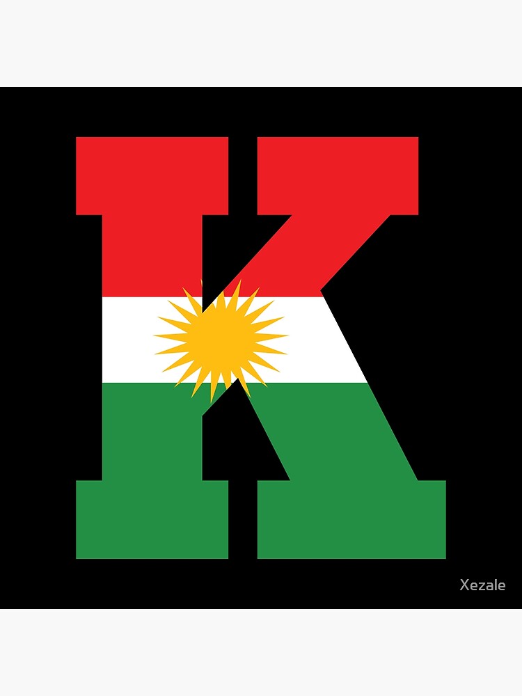 "Kurdistan Kurdisch kurdish kurd Flag of Kurds" Art Print by Xezale ...