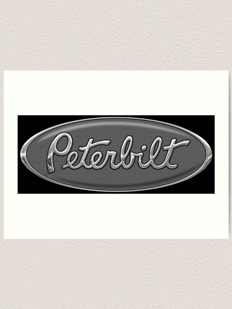 "TRUCK-PETERBILT LOGO" Art Print by nutugotze | Redbubble