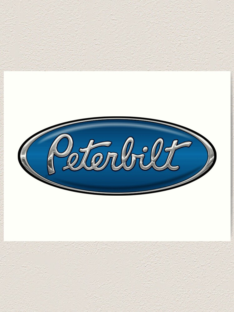 "TRUCK-PETERBILT LOGO" Art Print for Sale by nutugotze | Redbubble