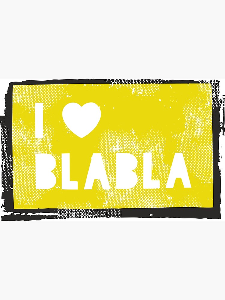 ""BLA-BLA-BLA"" Poster by Buldakov | Redbubble