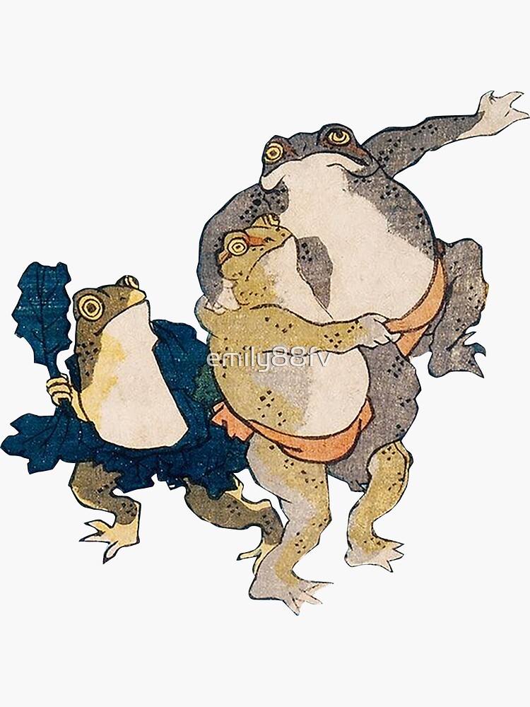 "Toad Sumo" Sticker for Sale by emily88fv | Redbubble