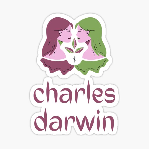 "Charles Darwin" Sticker for Sale by karacay | Redbubble