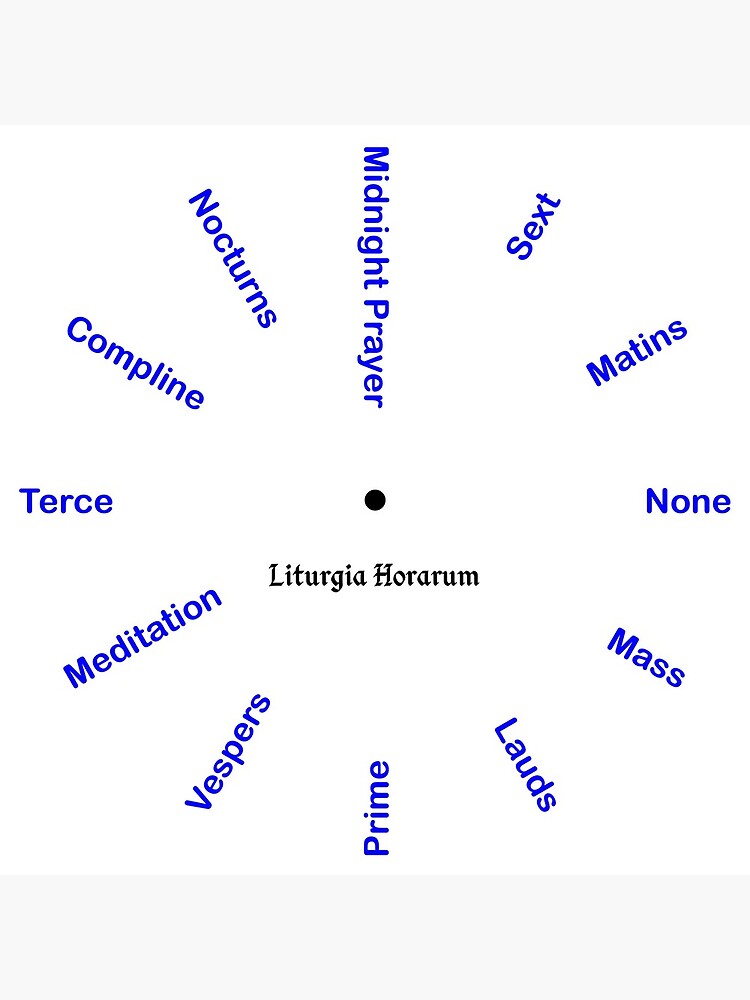 "Canonical Hours" Clock for Sale by Grandsire | Redbubble