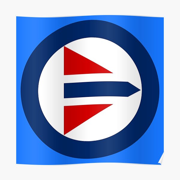 "ROYAL NORWEGIAN AIR FORCE ROUNDEL" Poster by WOOFANG | Redbubble