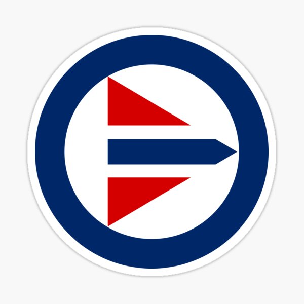 "ROYAL NORWEGIAN AIR FORCE ROUNDEL" Sticker for Sale by WOOFANG | Redbubble