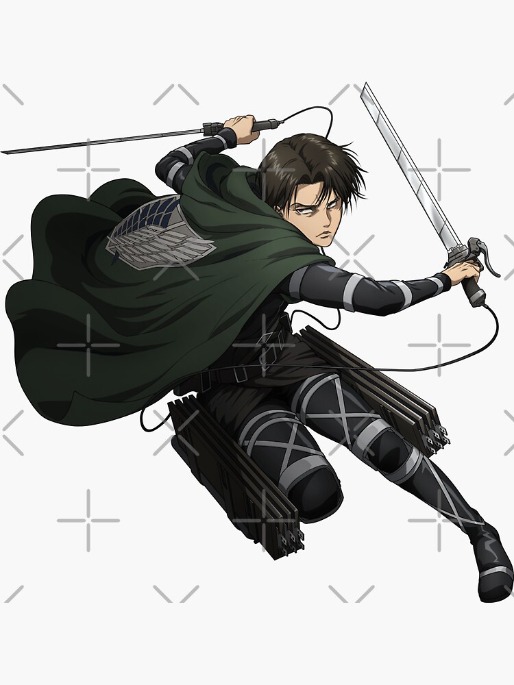 "Levi" Sticker for Sale by OmoshiroiWear | Redbubble