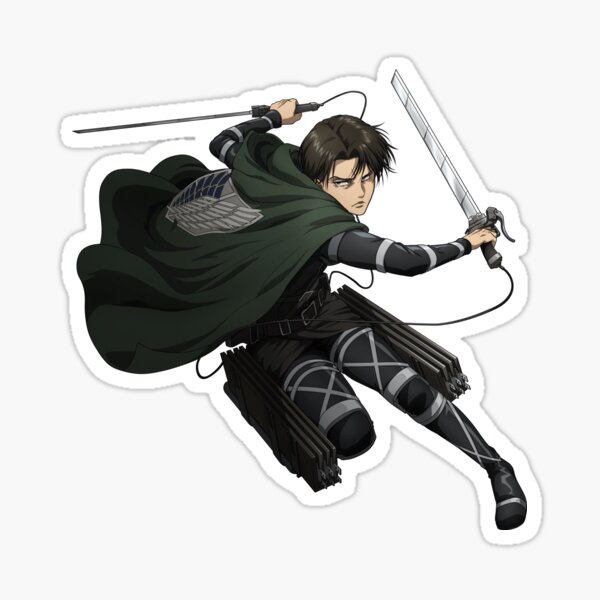 "Levi" Sticker for Sale by OmoshiroiWear | Redbubble