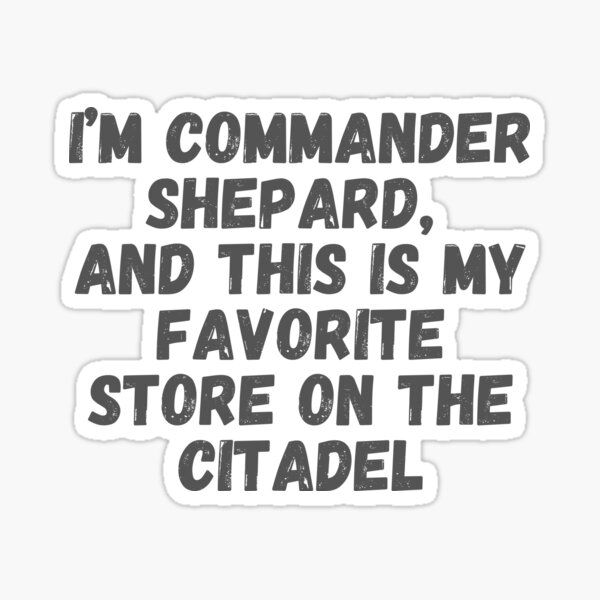 The Citadel Stickers | Redbubble